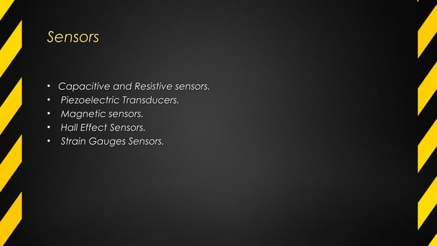 sensors basic types, their working principle and applications | PPT