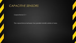 sensors basic types, their working principle and applications | PPT