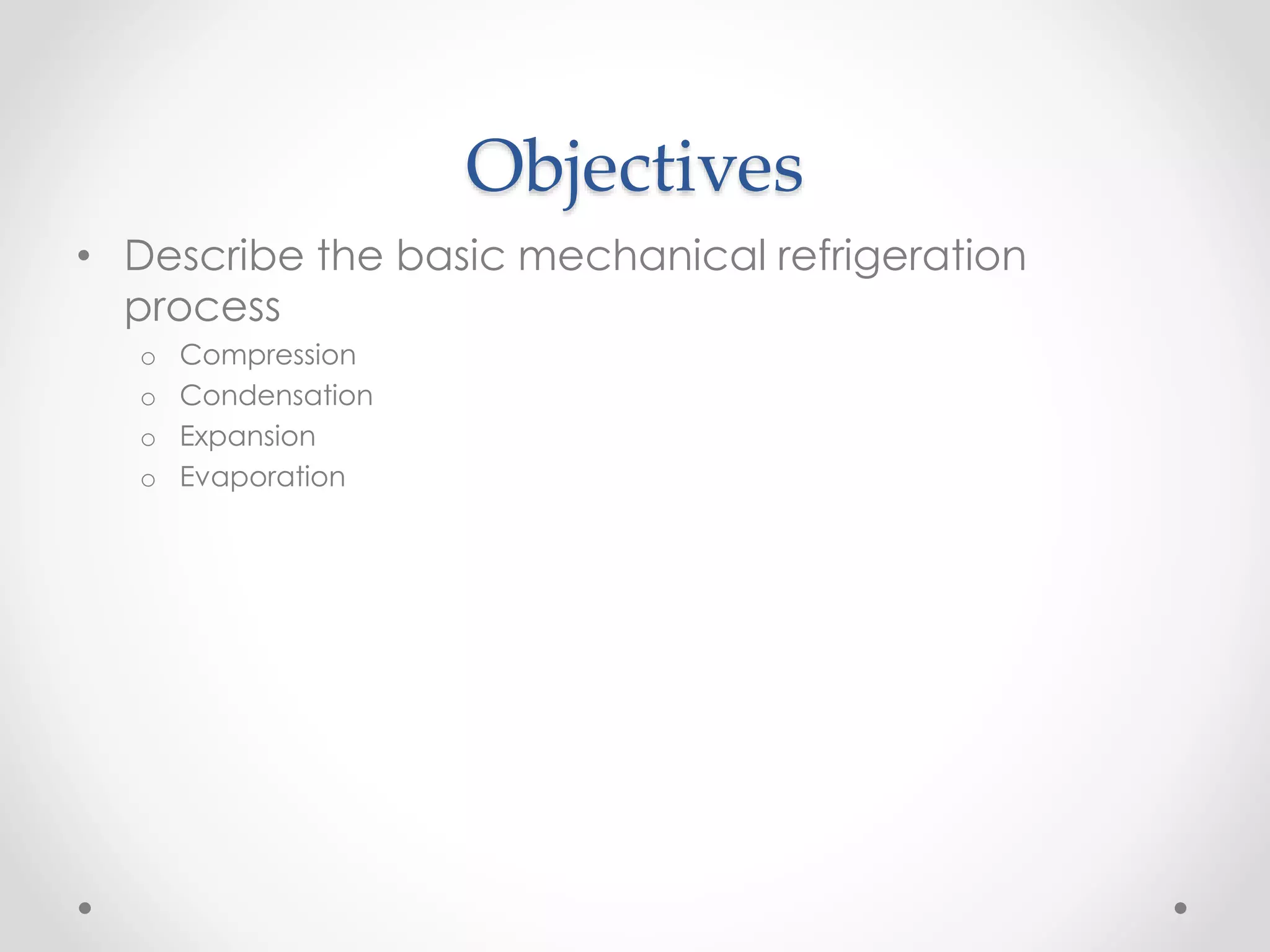 Basic refrigeration cycle | PPTX