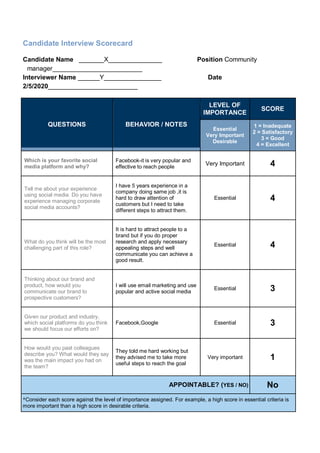 interview-scorecard | PDF