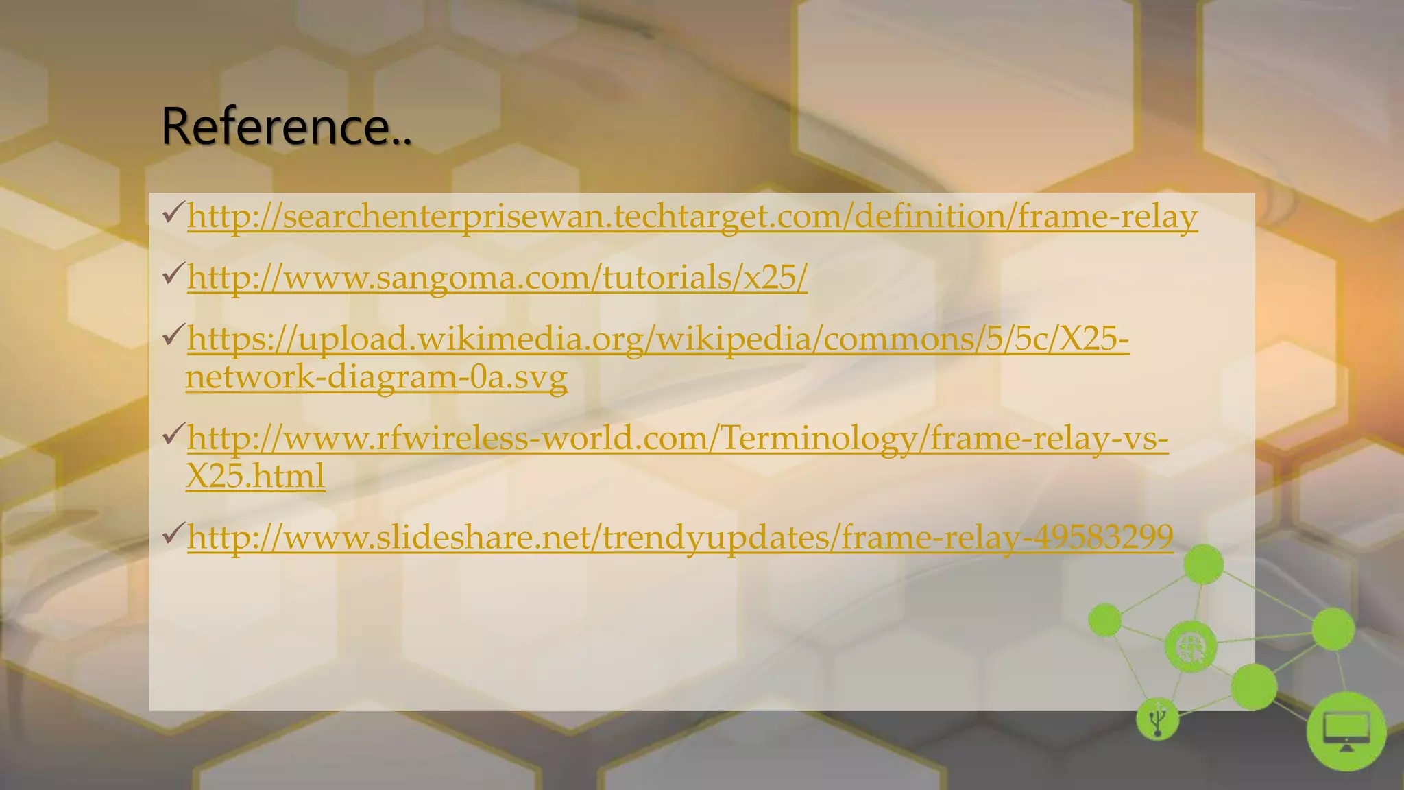 X.25 and frame relay | PPTX