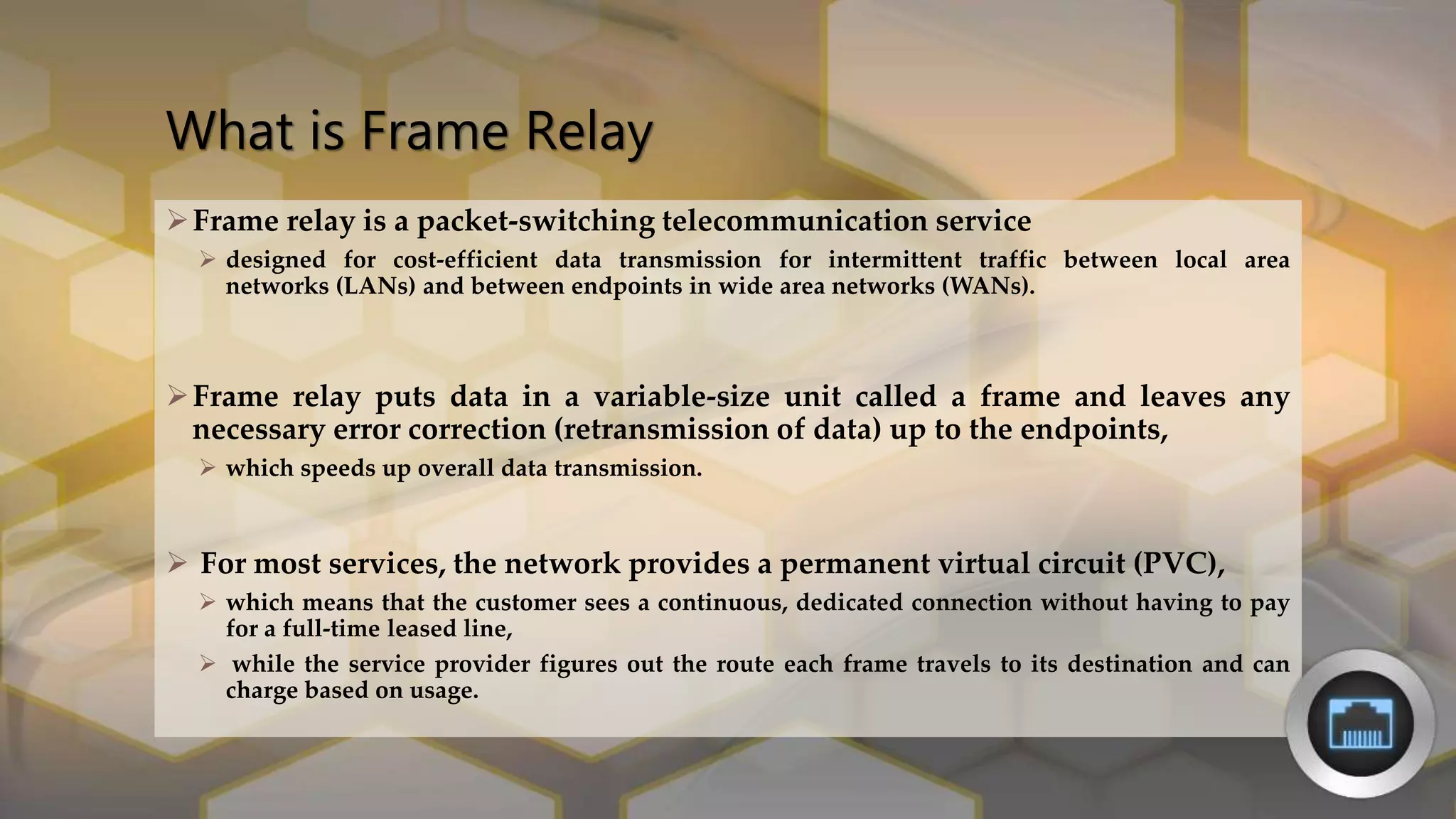 X.25 and frame relay | PPTX