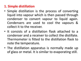 Distillation and Evaporation | PPTX | Chemistry | Science