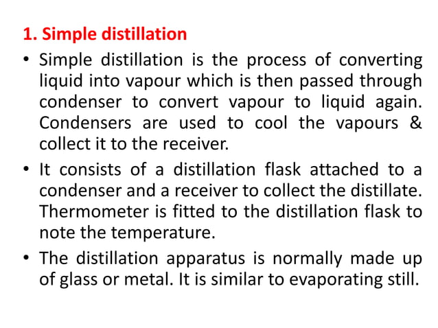 Distillation and Evaporation | PPTX | Chemistry | Science