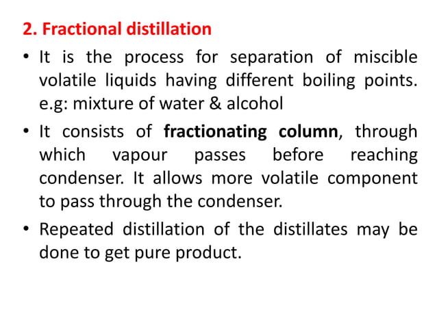 Distillation and Evaporation | PPTX | Chemistry | Science