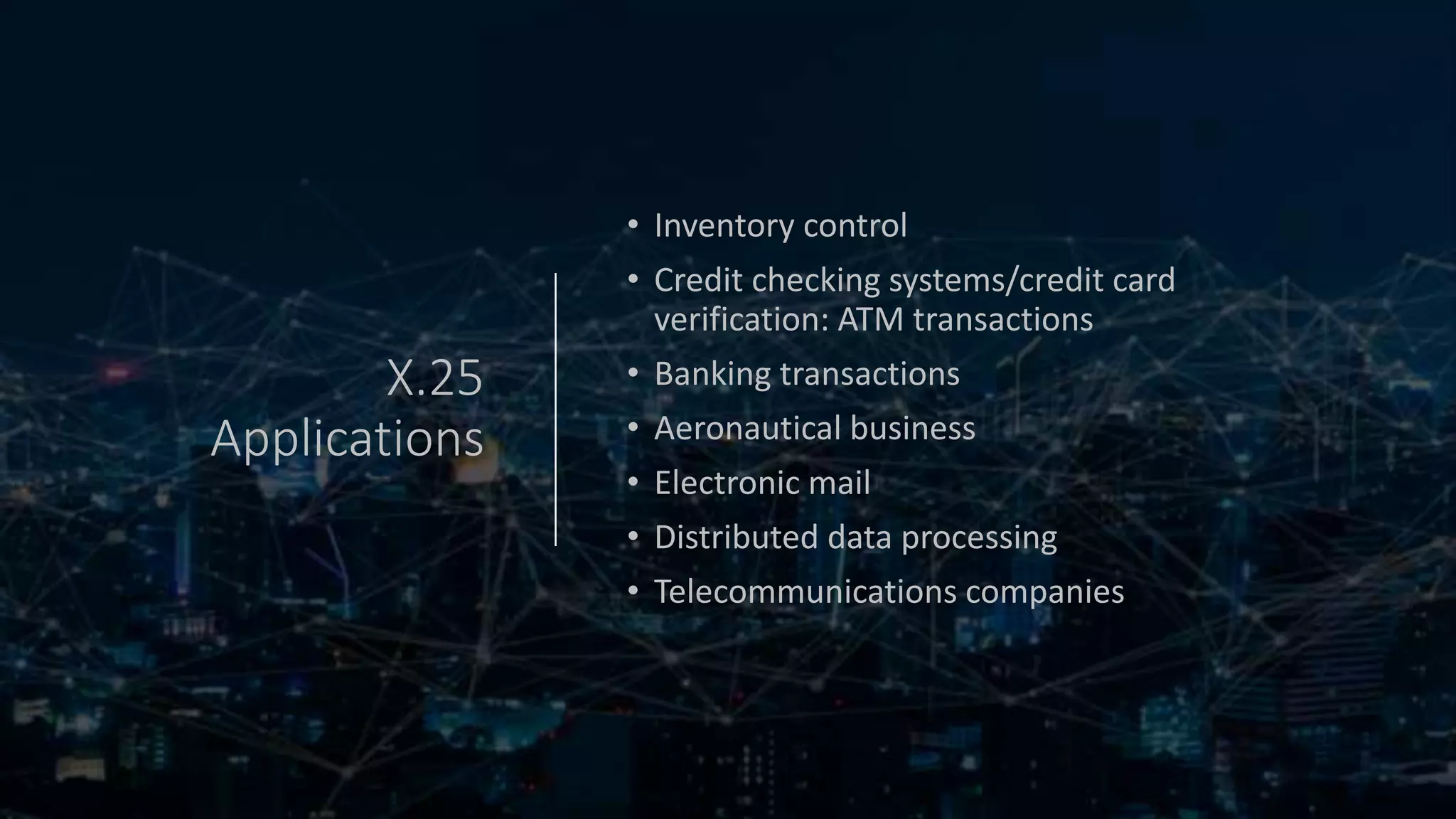 X.25 - Network Protocol | PPTX