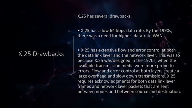 X.25 - Network Protocol | PPTX | Computer Networking | Computing
