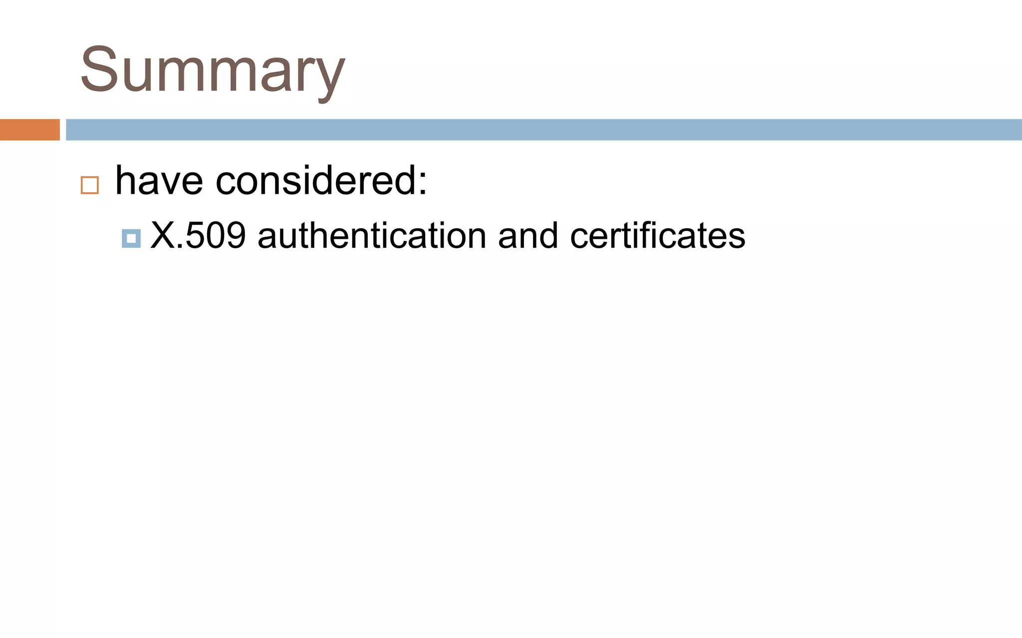 X.509 Certificates | PPT