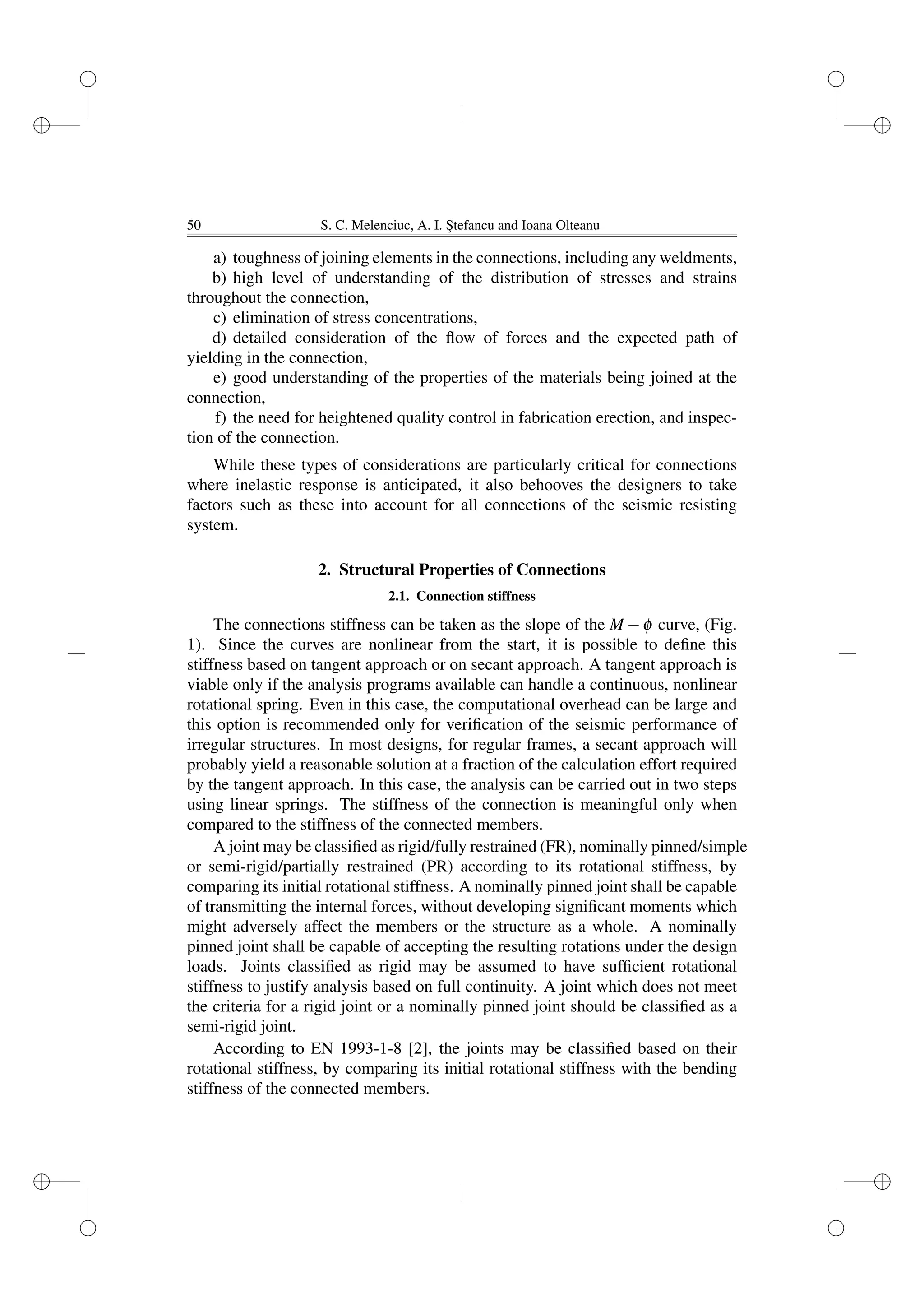 X -3--fig. 1. – connection classification by stiffness and strength ...