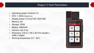 Launch X-431 Diagun V product introduction | PPT