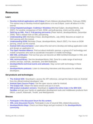 SAX - Android Development | PDF