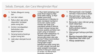 Sifat Sombong dan Riya’ | PPTX