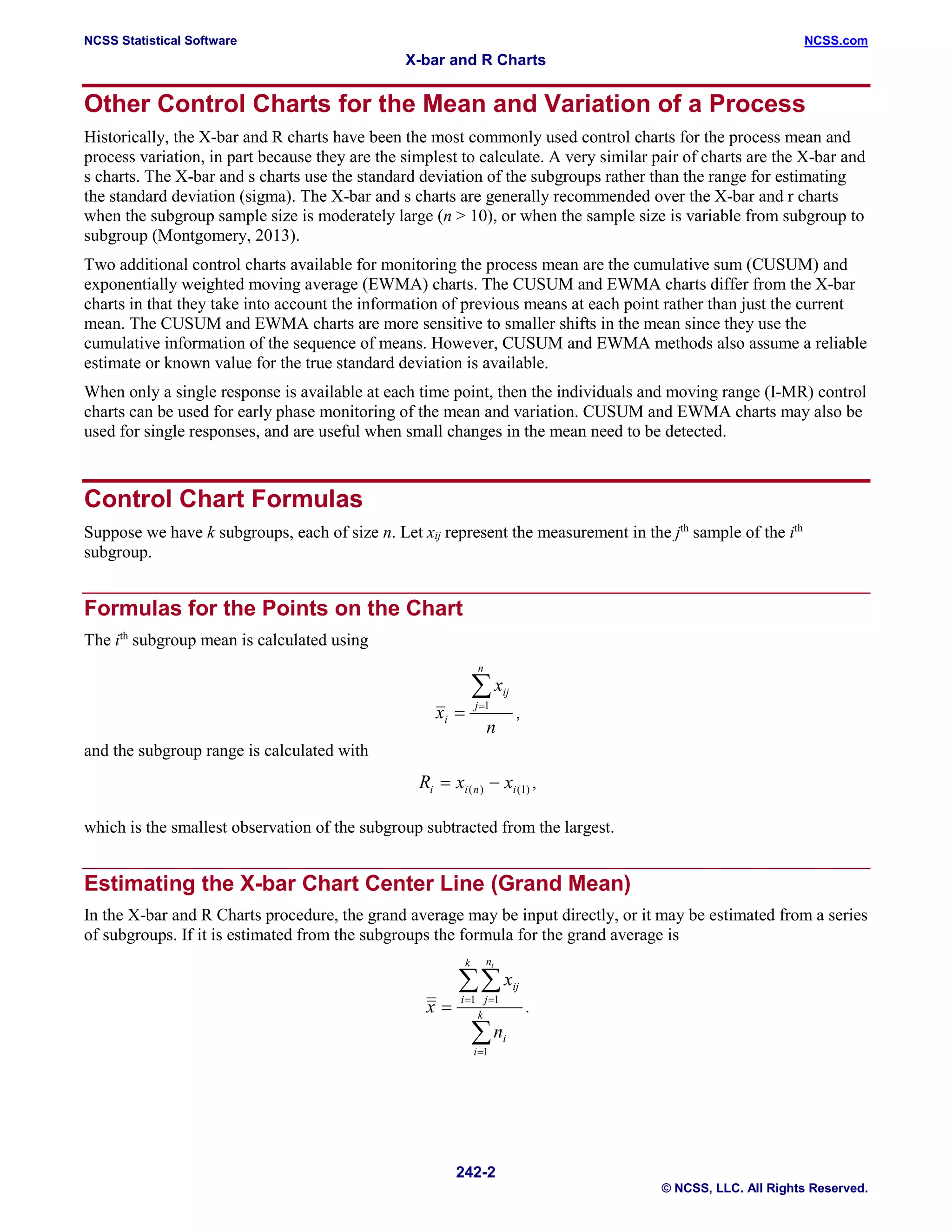 X bar and-r_charts | PDF