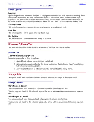 X bar and-r_charts | PDF