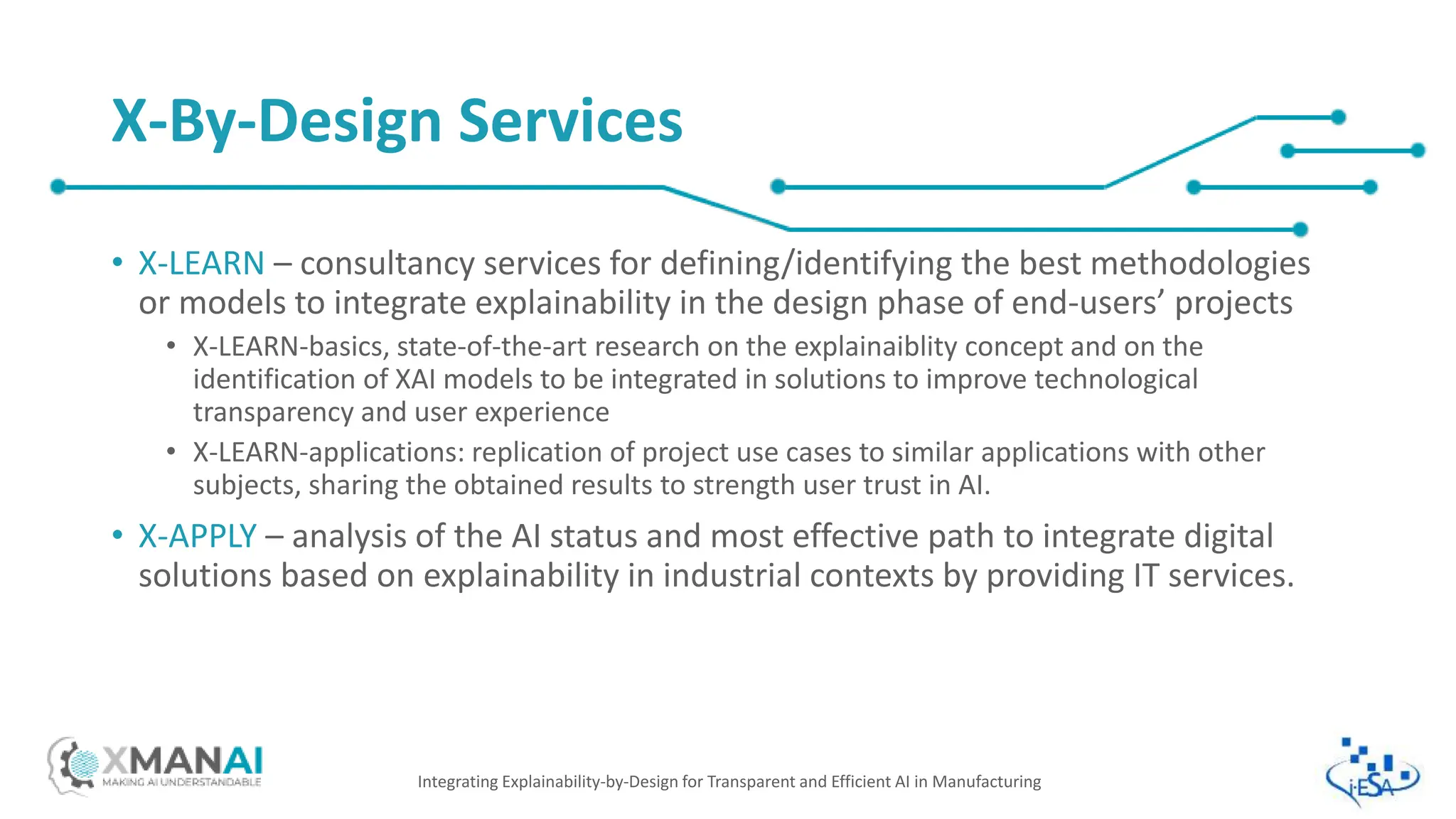 Integrating Explainability-by-Design for Transparent and Efficient AI in Manufacturing | PPTX