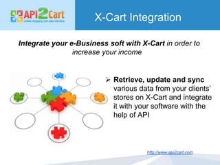 X-Cart Integration With the Help of API | PPT
