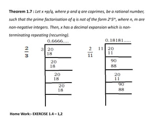 X ch 1 real numbers | PPTX