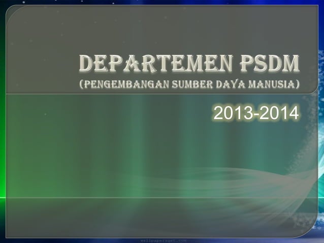 departemen psdm | PPT
