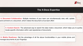 How to Remove Document Management Hurdles with X-Docs? | PPT