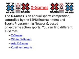 X-Games | PPTX