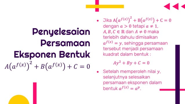 Persamaan Eksponen | PPSX