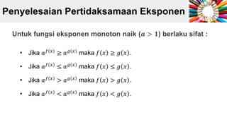 PERTIDAKSAMAAN EKSPONEN | PPSX