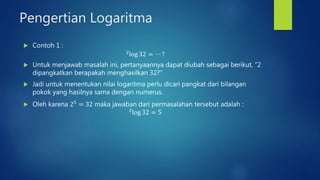 Fungsi Logaritma | PPT