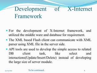 X internet framework | PPT