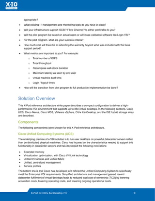 X-Pod for Citrix VDI on UCS with ISE 700 Hybrid Storage Array | PDF