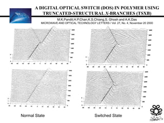 X-Junction Polymeric Optical Switch | PPT