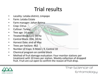 Macadamia Nut Borer Control Method - Insect Science | PPTX