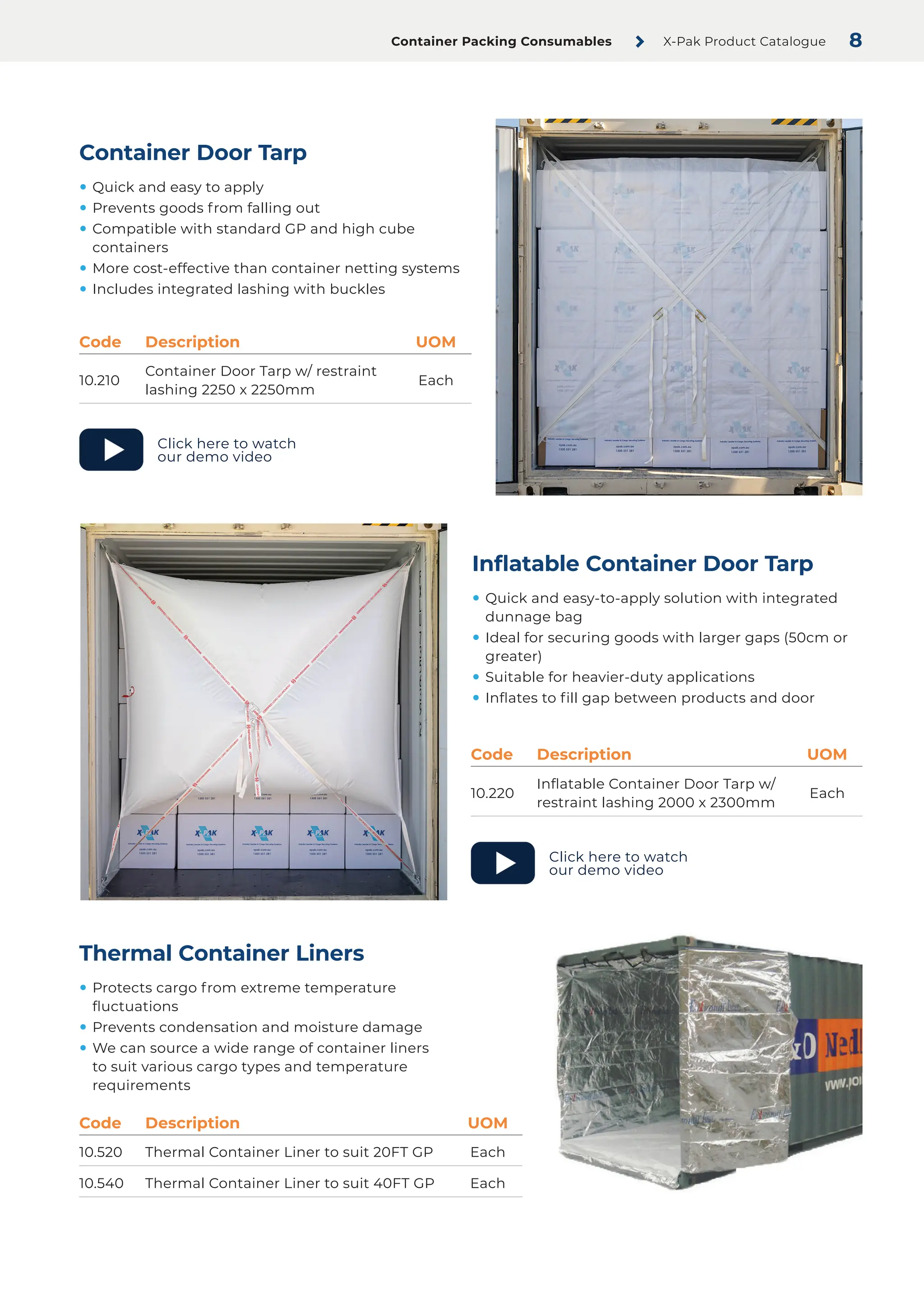 X-Pak 2024 Product Catalogue – Your Complete Load Restraint & Packaging Solutions | PDF