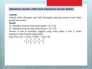 Materi SMA Kelas X Matematika Peluang | PPTX