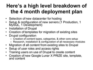 X PRIZE Foundation Drupal Case Study | PPT