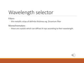 X-ray DIFFRACTION.INSTRUMENTAITON WORKING PRINCIPLE OF XRD.pptx