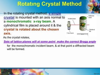 X-RAY -DIFRACTION TYPES.ppt | Chemistry | Science