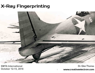 Counterfeit Detection Using X-Ray Image as a Fingerprint | PPT