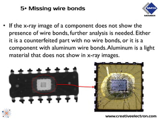 Counterfeit Detection Using X-Ray Image as a Fingerprint | PPT