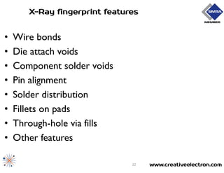 Counterfeit Detection Using X-Ray Image as a Fingerprint | PPT