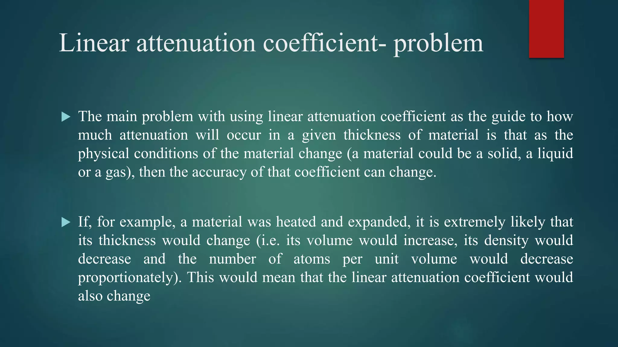 X ray attenuation & law of exponential attenuation | PPTX