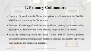 X-Ray Beam Restrictors/Beam Modifying devices.pptx