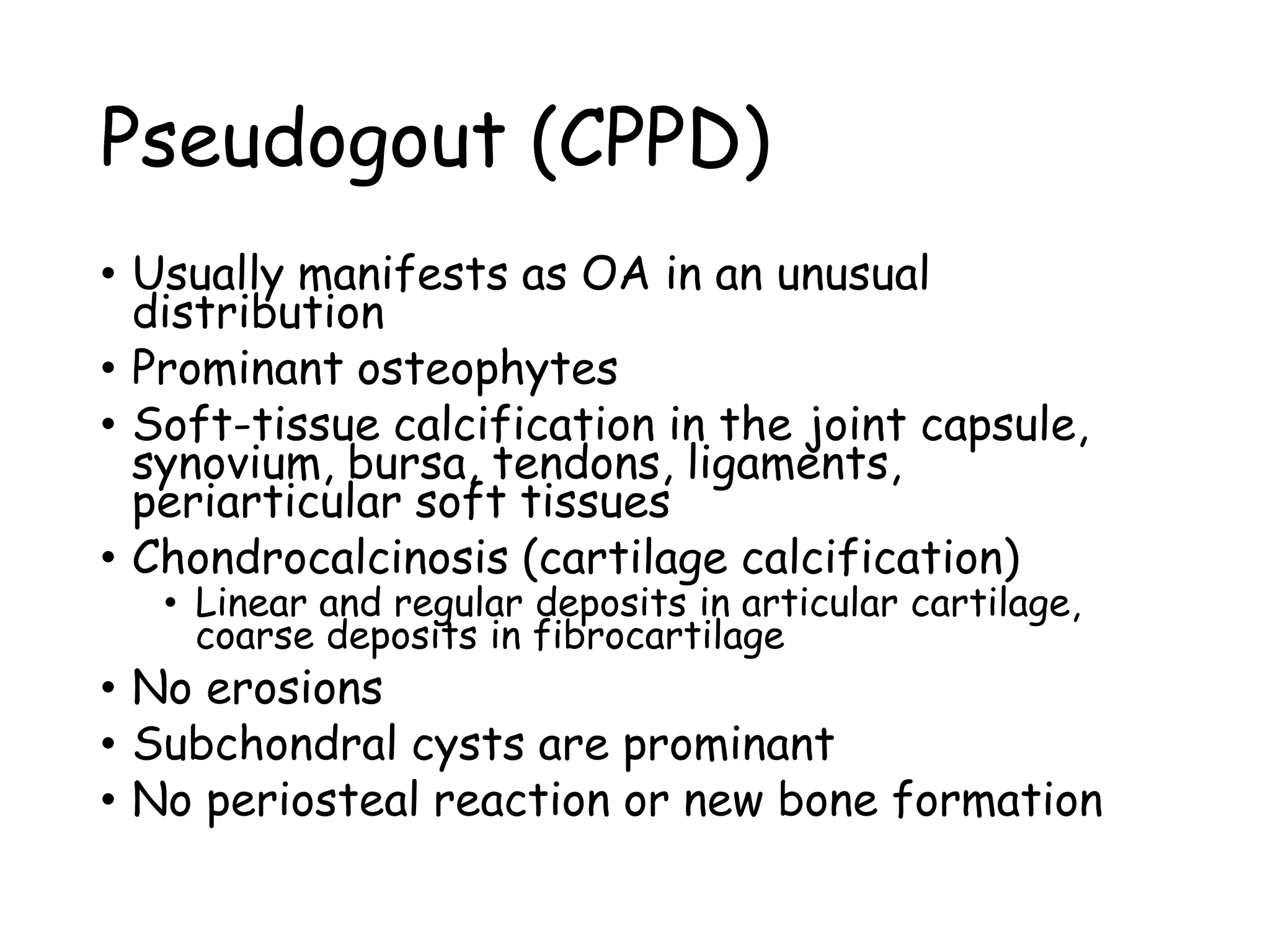 X ray changes in different types of arthritis | PPTX