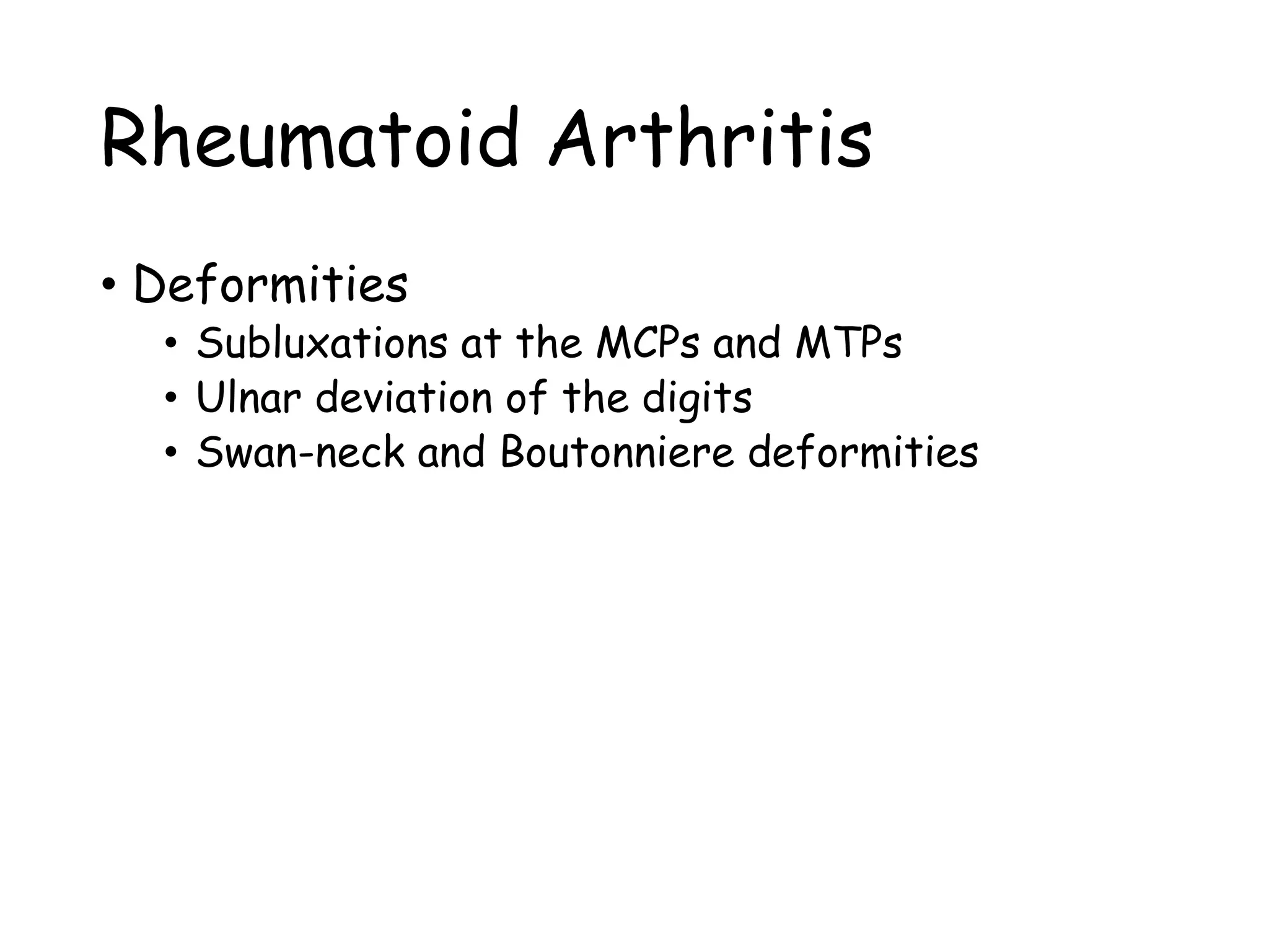 X ray changes in different types of arthritis | PPTX
