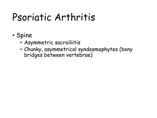 X ray changes in different types of arthritis | PPTX