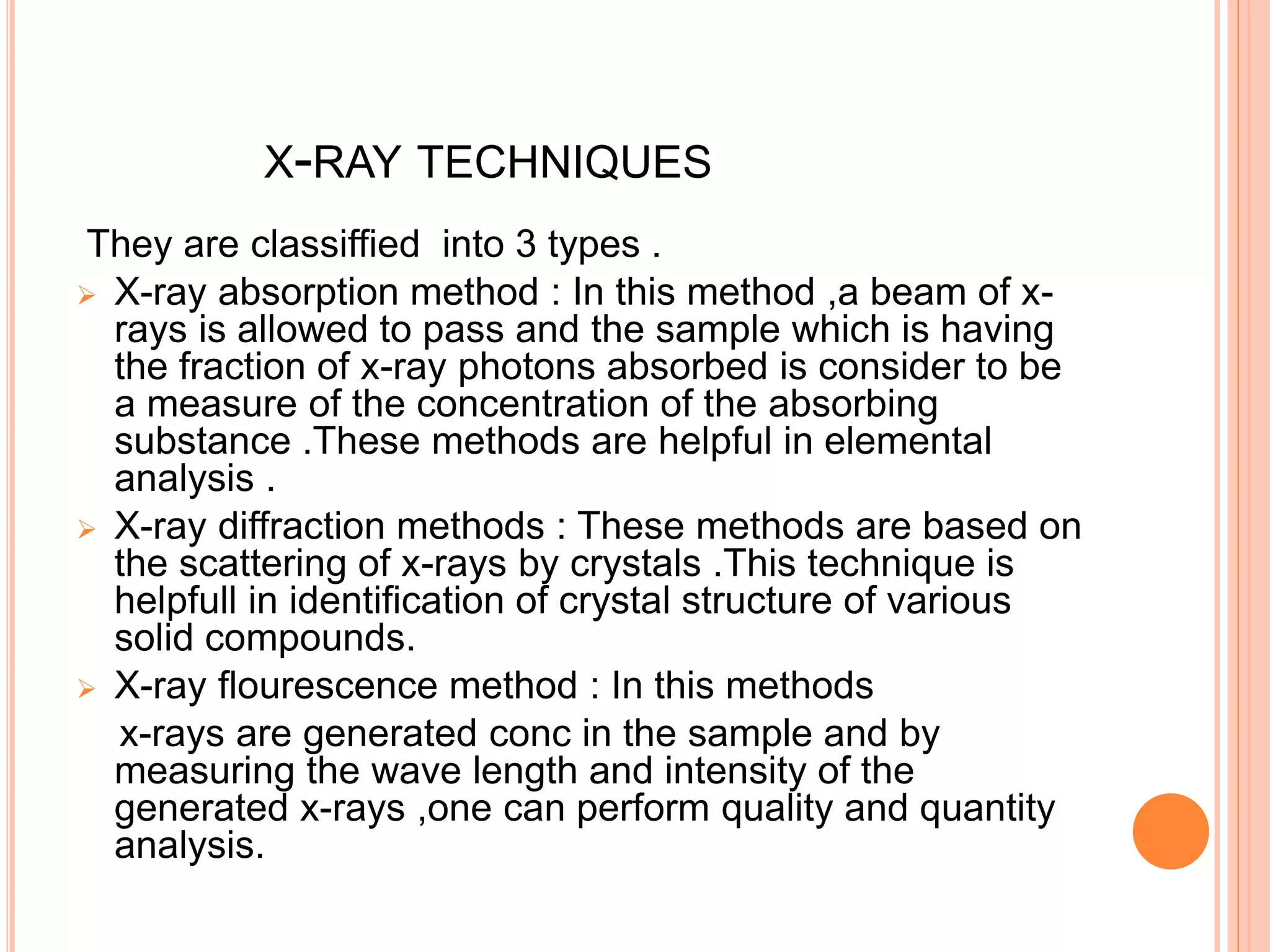 X ray crystallography. presentation | PPTX