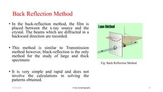 X ray crystallography | PPTX