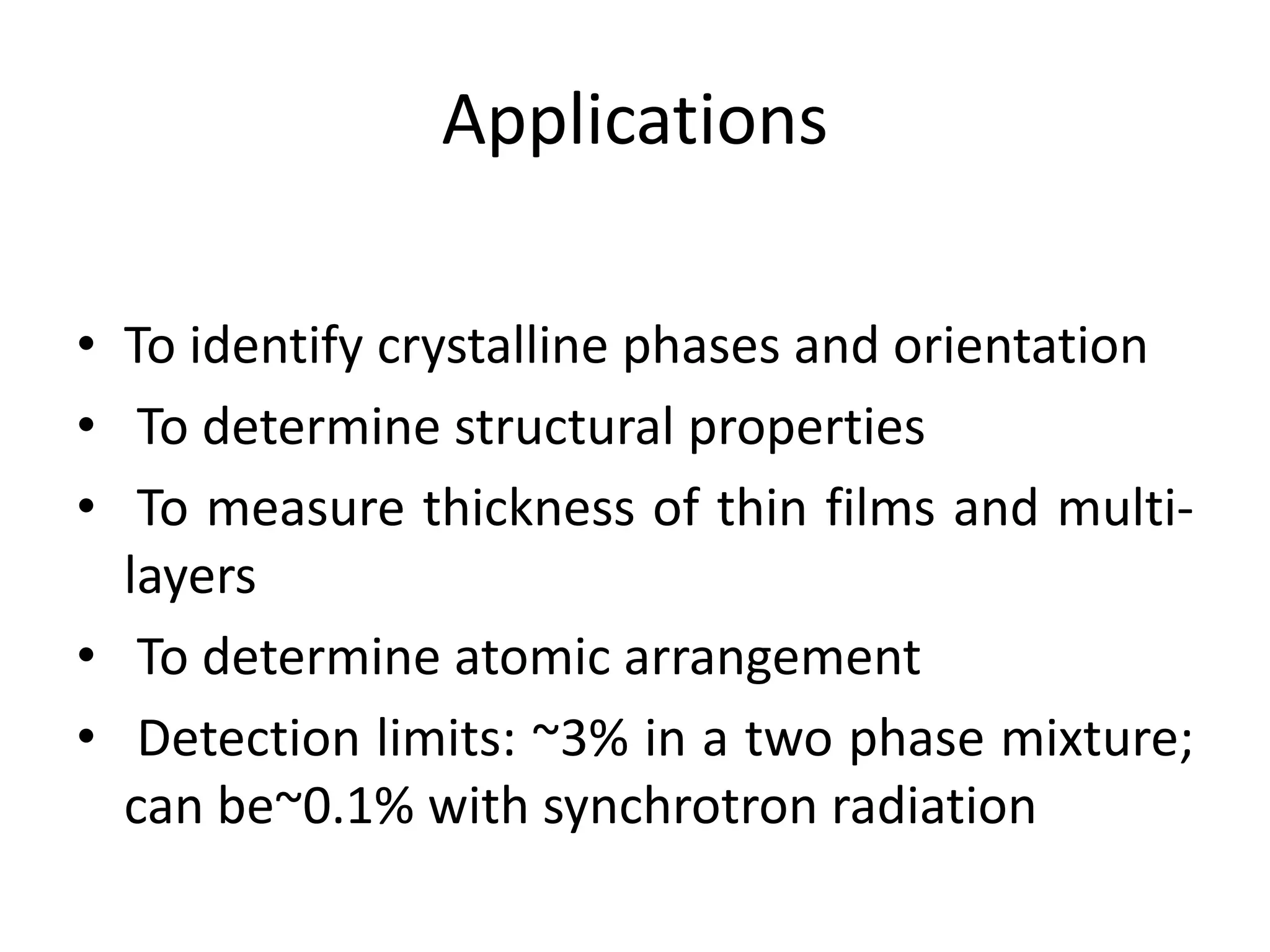 X Ray Crystallography | PPTX
