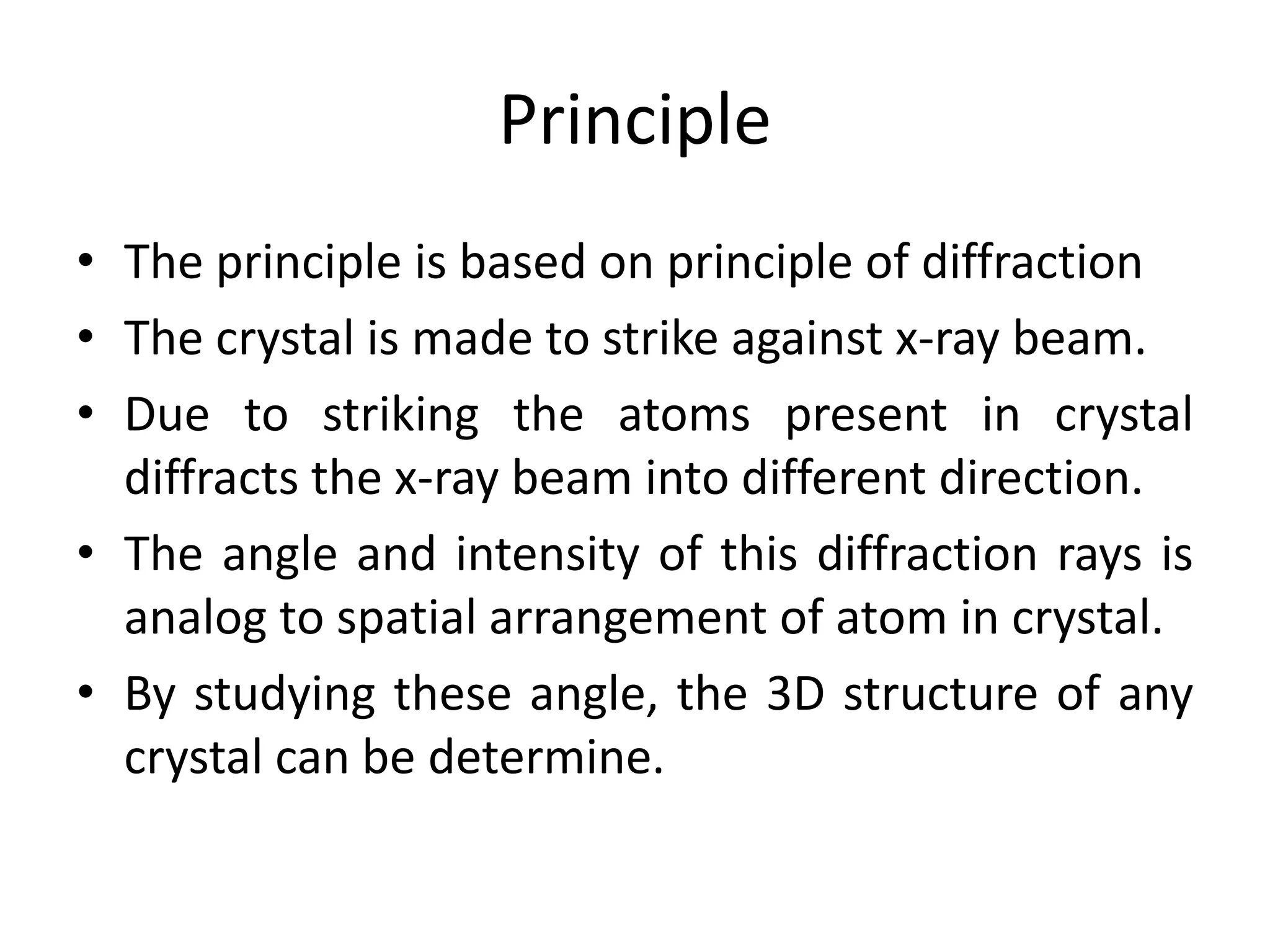 X Ray Crystallography | PPTX