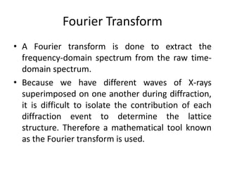 X Ray Crystallography | PPTX