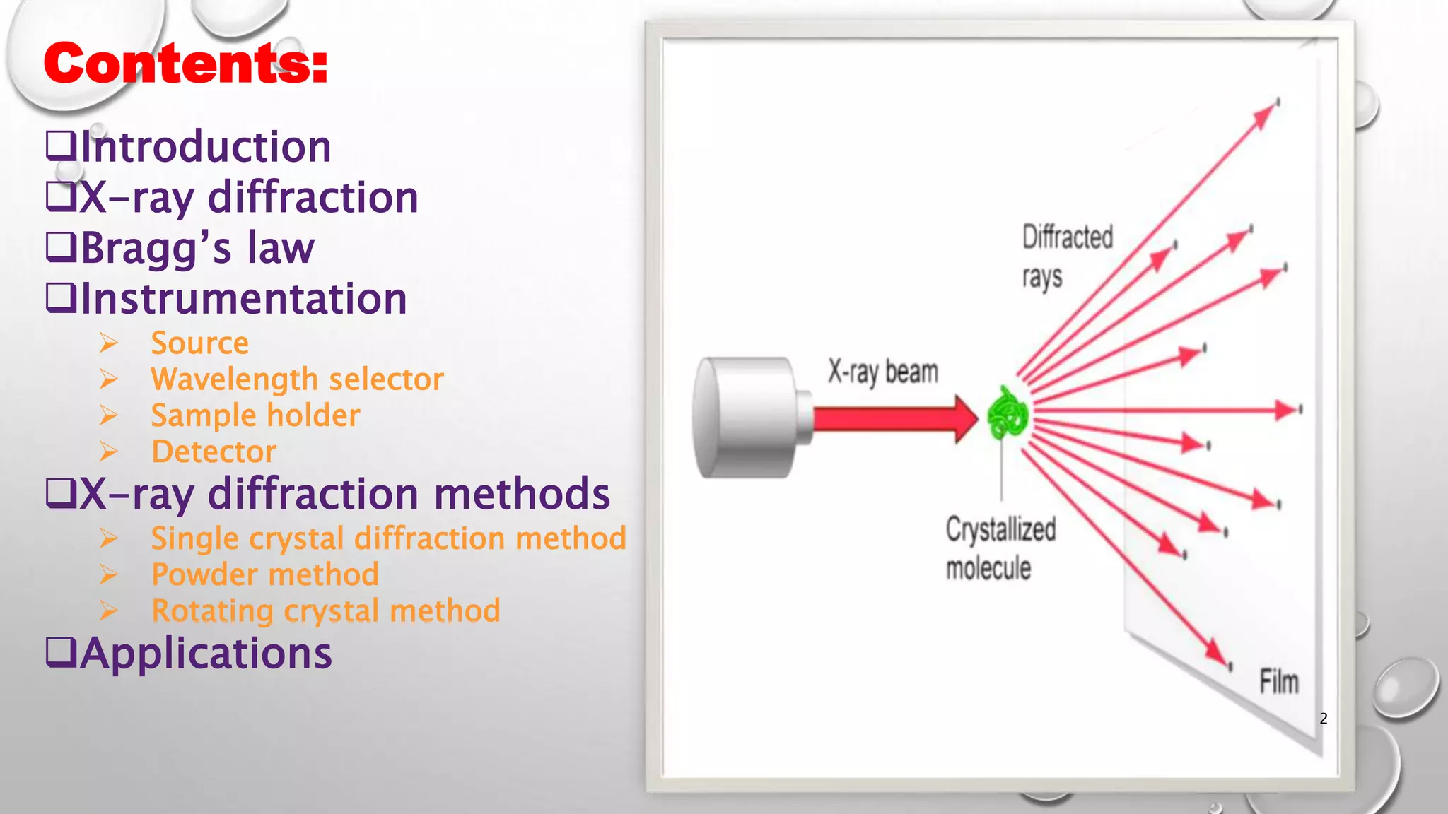 X ray crystallography | PPTX